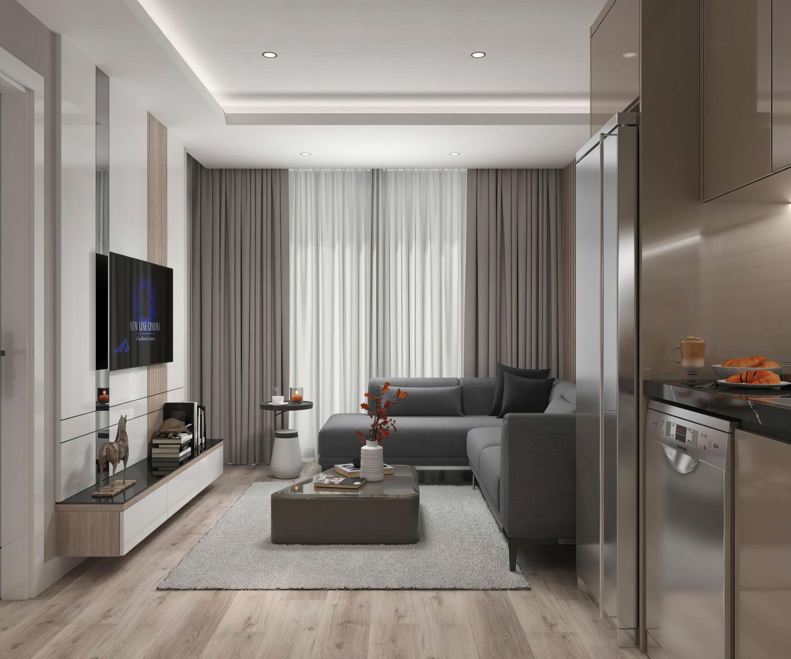 4 Oda / 1 Salon Loft – Marlin Port Altıntaş